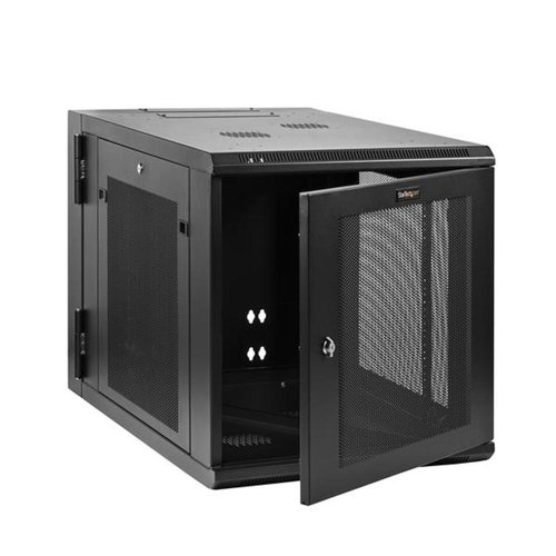 WALL MOUNT NETWORK CABINET 12U HINGED SERVER RACK ENCLOSURE