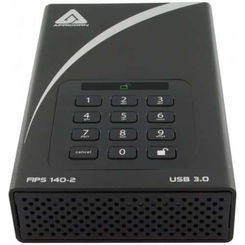 8TB AEGIS FIPS VALIDATED PADLOCK DT SECURE USB 3.0 256-BIT