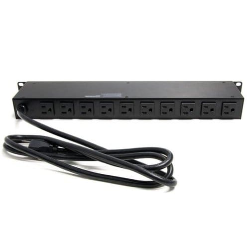 HORIZONTAL RACK MOUNT PDU 16 PORT SERVER RACK POWER STRIP