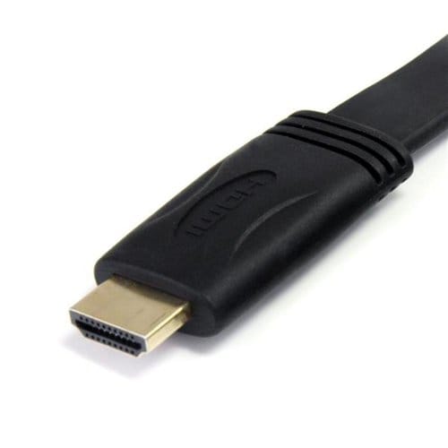 6FT FLAT HDMI CABLE HIGH SPEED HDMI TO HDMI CORD UHD 4K 30 HZ M/M