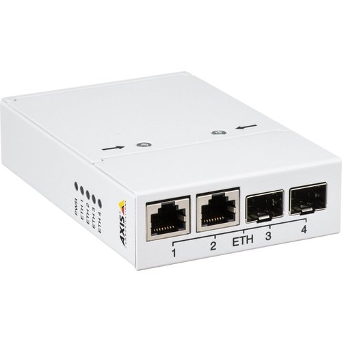 T8604 MEDIA CONVERTER SWITCH 2XRJ45PORTS/2XSFP FOR FIBER OPTICS