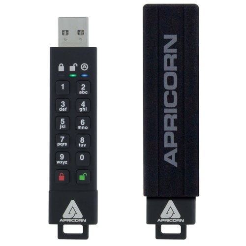 128GB 256-BIT AES XTS HW ENCRYPTED SECURE USB 3.0 MEM KEY