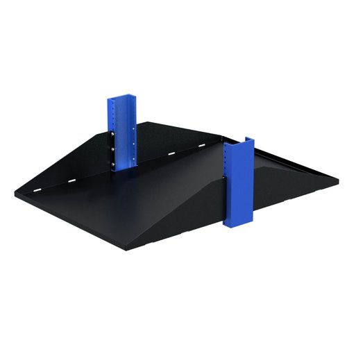 2POST RELAY RACK SHELF 29IN SOLID FLANGES UP